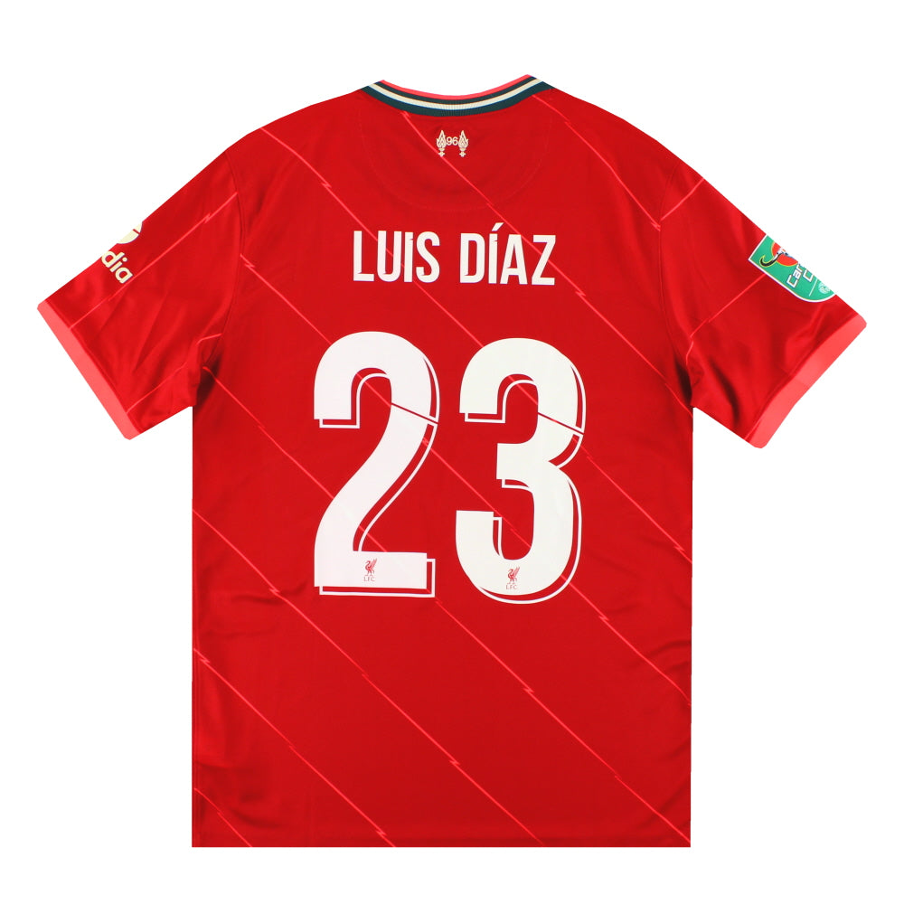 2021-22 Liverpool Nike 'Cabaro Cup' Home Shirt Luis Diaz #23 *w/tags* L DB2560-688 | Vintage ...