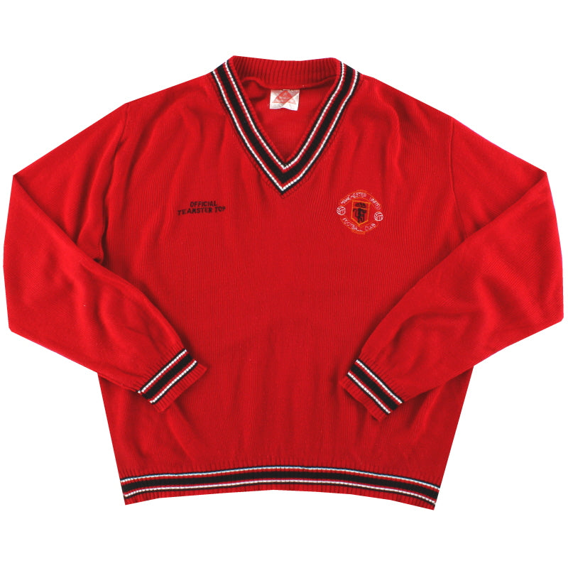 1978-79 Manchester United Teamster Sweatshirt L | Vintage Football Shirts