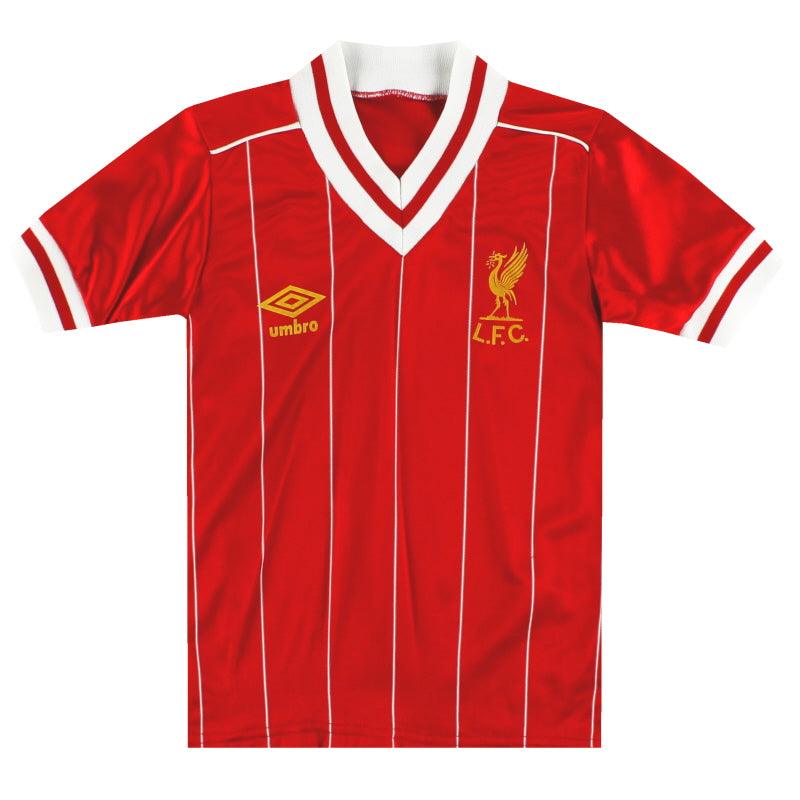 1982-85 Liverpool Umbro Home Shirt L.Boys | Vintage Football Shirts