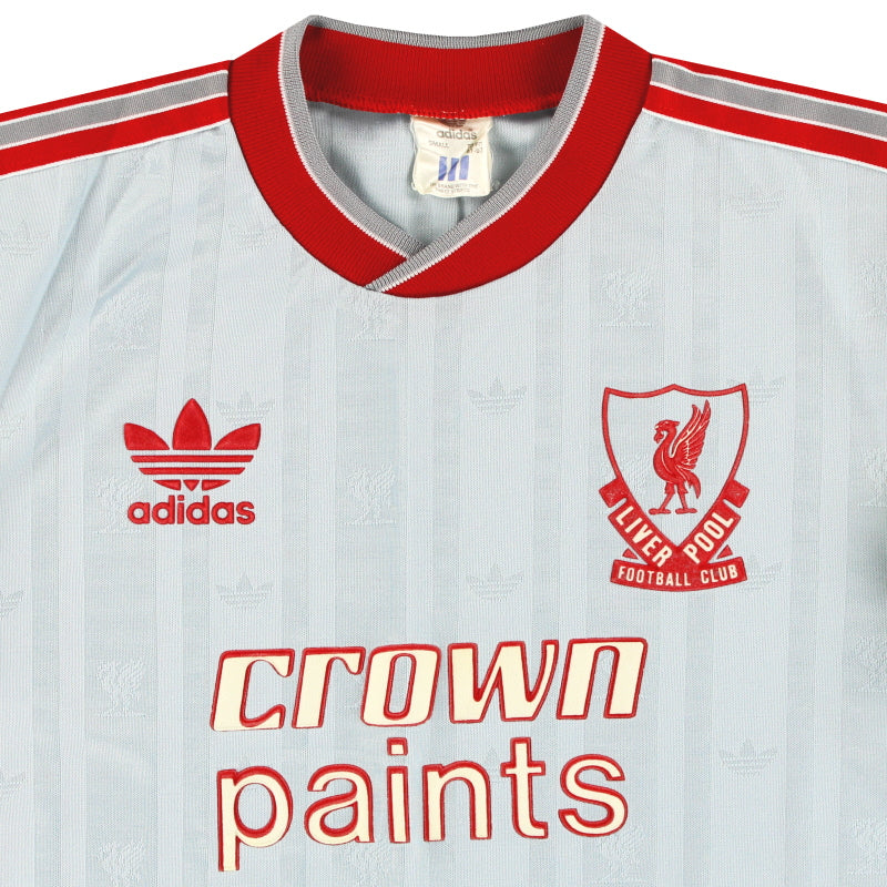 1987-88 Liverpool adidas Away Shirt S | Vintage Football Shirts