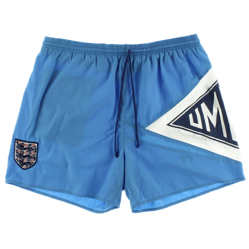 1990-91 England Umbro Swim Shorts L | Vintage Football Shirts