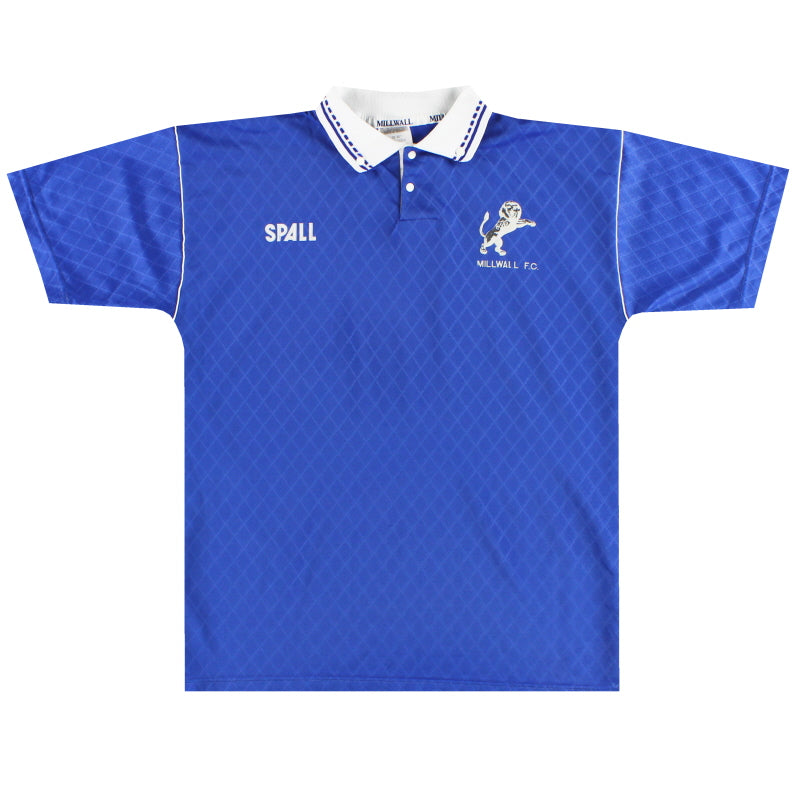 1990-91 Millwall Spall Home Shirt *Mint* M | Vintage Football Shirts