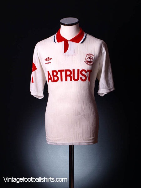 1990-92 Aberdeen Away Shirt L | Vintage Football Shirts