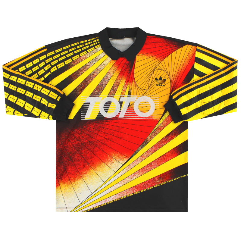1990-92 adidas Template Goalkeeper Shirt #1 XL | Vintage Football Shirts