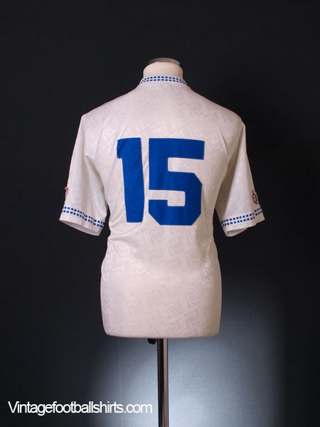 1991-93 Tranmere Rovers Match Issue Home Shirt #15 XL | Vintage ...