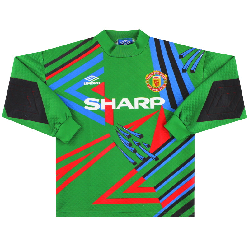 1992-94 Manchester United Goalkeeper Shirt #1 S | Vintage Football Shirts