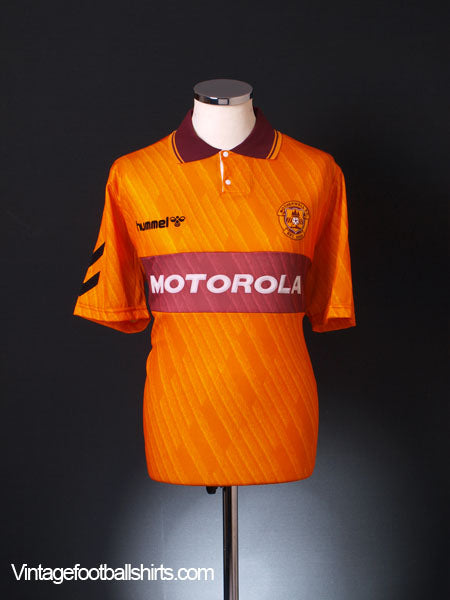 1992-94 Motherwell Home Shirt *As New* XL | Vintage Football Shirts