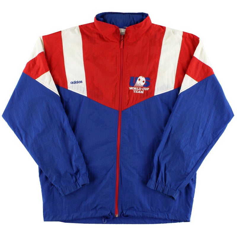 1992-94 USA adidas Shell Jacket M – Vintage Football Shirts