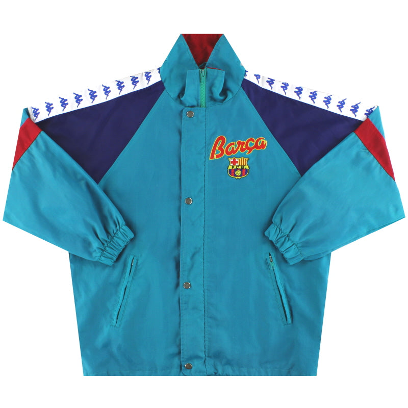 1992-95 Barcelona Kappa Rain Jacket XS | Vintage Football Shirts