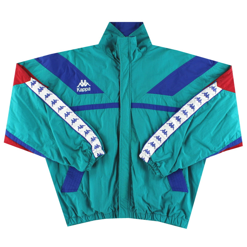 1992-95 Barcelona Kappa Track Jacket L | Vintage Football Shirts