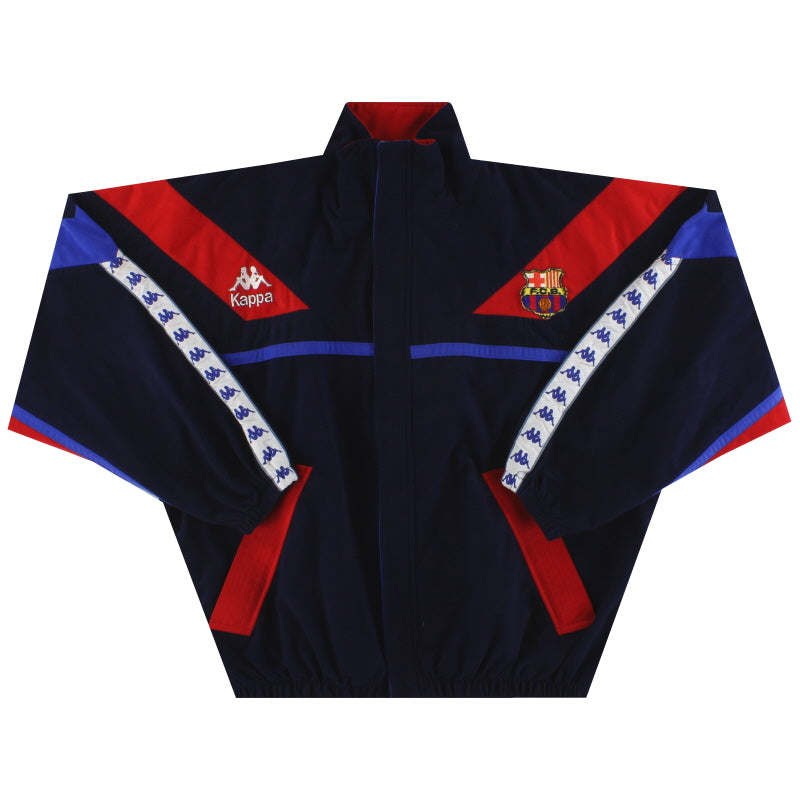 1992-95 Barcelona Kappa Track Top S | Vintage Football Shirts