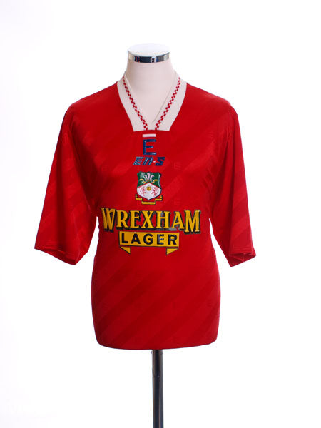 1993-94 Wrexham Home Shirt L | Vintage Football Shirts