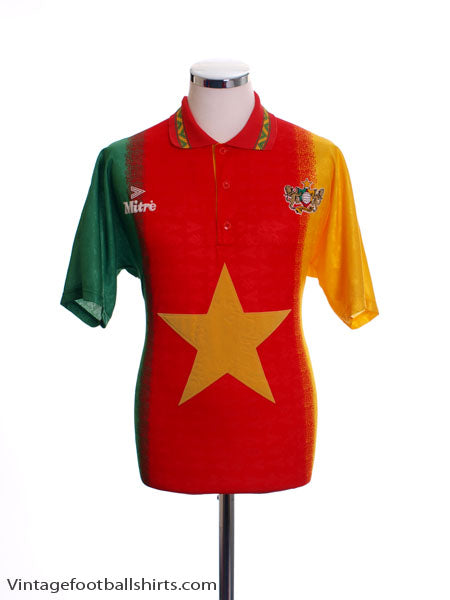 1994-95 Cameroon Home Shirt M | Vintage Football Shirts