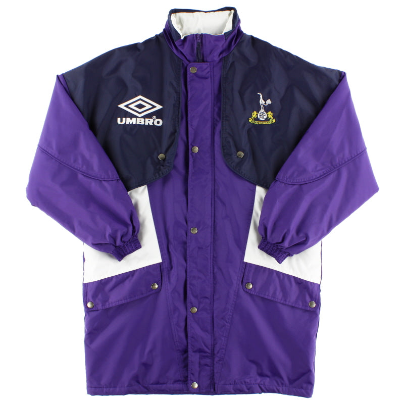 1994-95 Tottenham Umbro Bench Coat *As New* M | Vintage Football Shirts