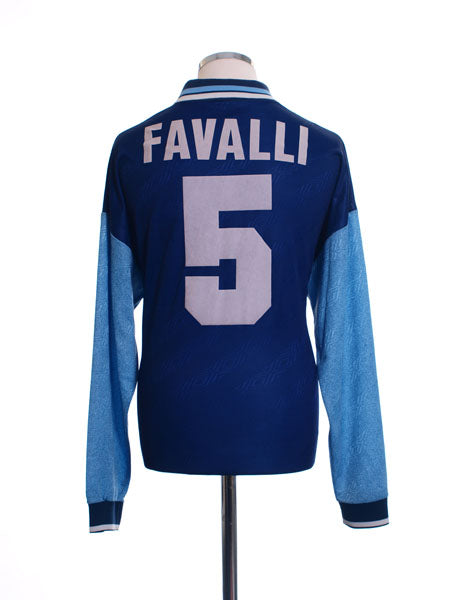 1994-96 Lazio Match Issue Away Shirt Favalli #5 L/S XL | Vintage ...