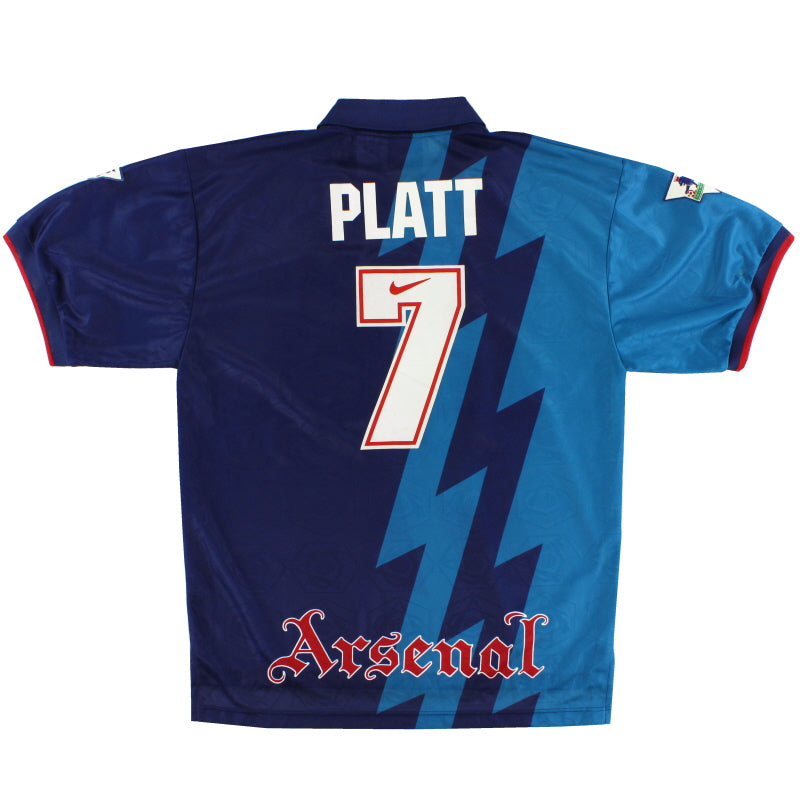 1995-96 Arsenal Nike Away Shirt Platt #7 XL 159203 | Vintage Football ...