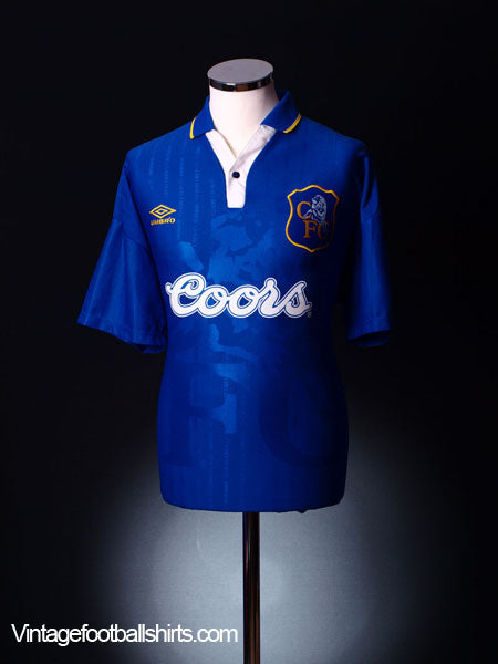 1995-97 Chelsea Home Shirt XL | Vintage Football Shirts