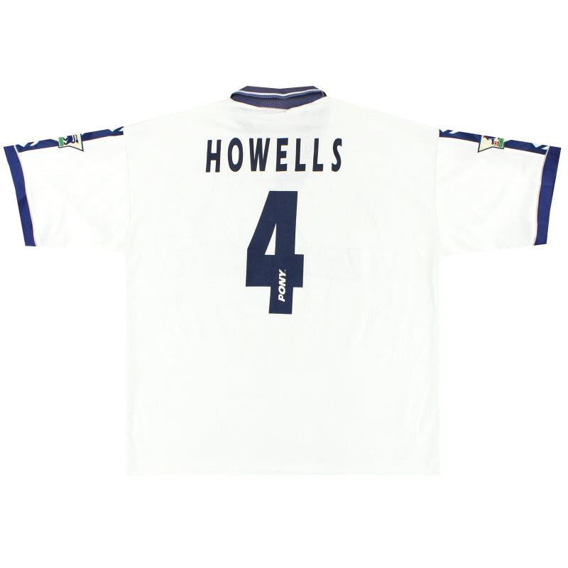 1995-97 Tottenham Pony Home Shirt Howells #4 XL | Vintage Football Shirts