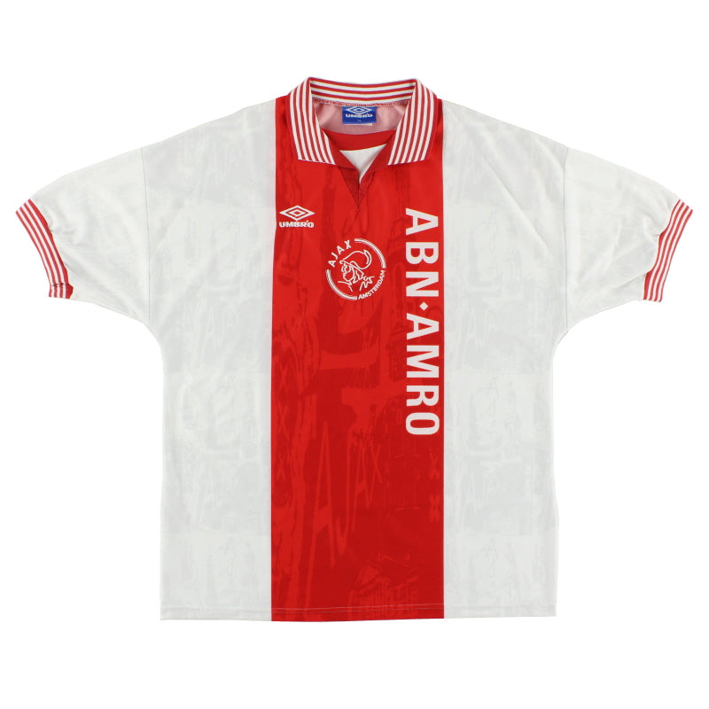 1996-97 Ajax Umbro Home Shirt M | Vintage Football Shirts