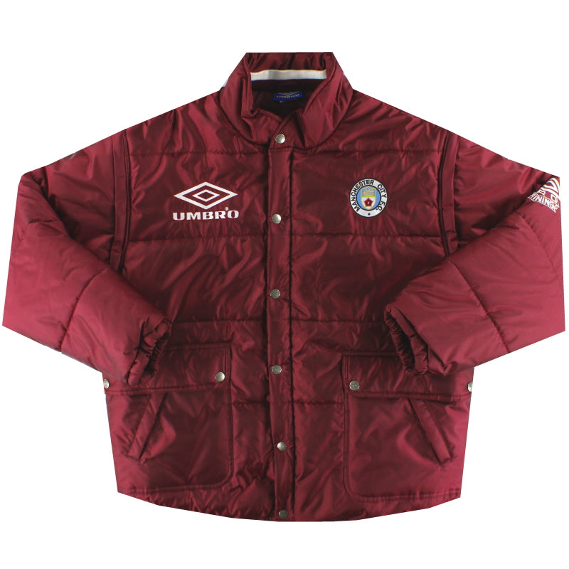 1996-97 Manchester City Umbro Bubble Jacket *As New* XL | Vintage ...