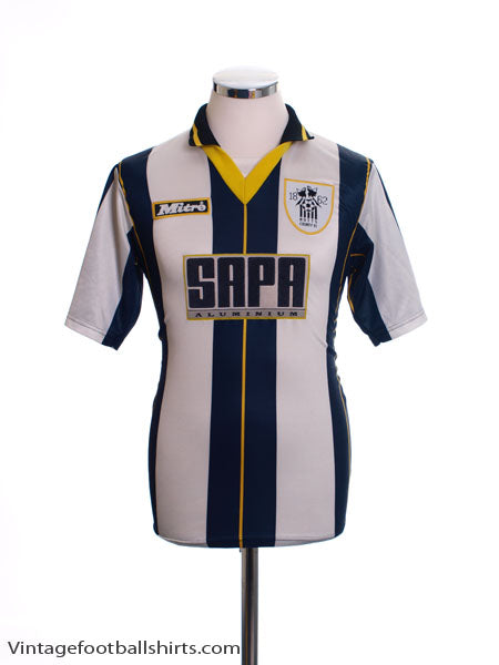 1996-97 Notts County Home Shirt S | Vintage Football Shirts