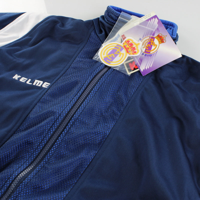1996-97 Real Madrid Kelme Track Jacket *w/tags* S | Vintage Football Shirts