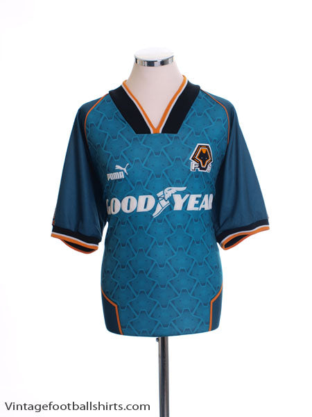 1996-97 Wolves Away Shirt M | Vintage Football Shirts