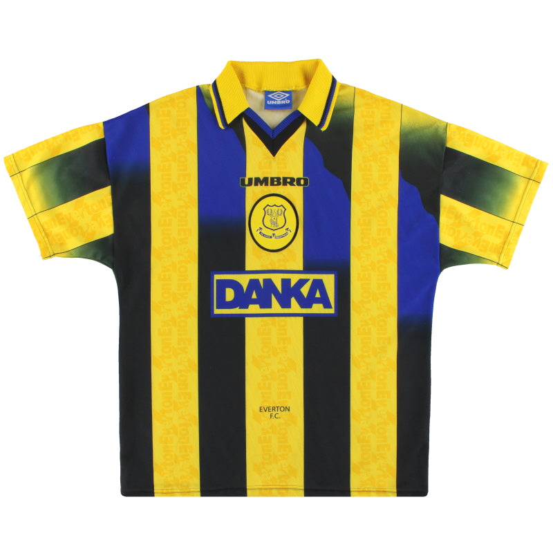 1996-98 Everton Umbro Away Shirt *Mint* L | Vintage Football Shirts