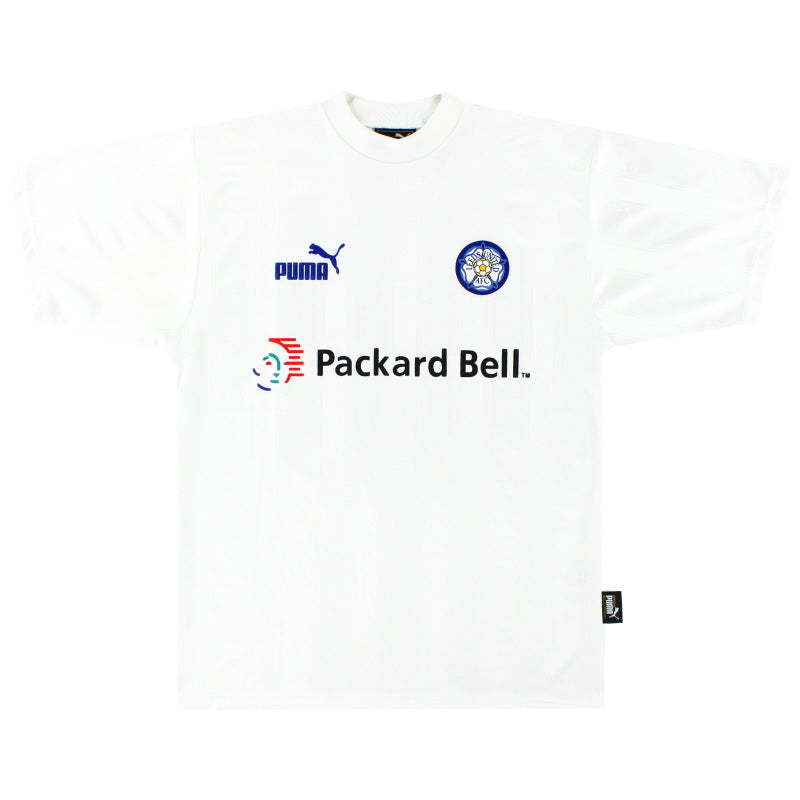 1996-98 Leeds Puma Training Shirt *Mint* L | Vintage Football Shirts