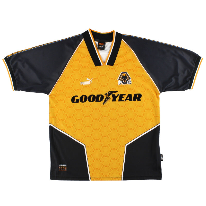 1996-98 Wolves Puma Home Shirt M | Vintage Football Shirts