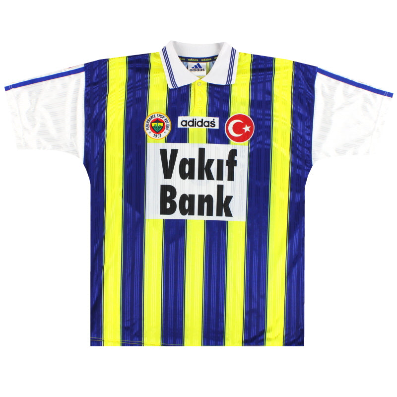 1997-98 Fenerbahce adidas Home Shirt #9 XL | Vintage Football Shirts
