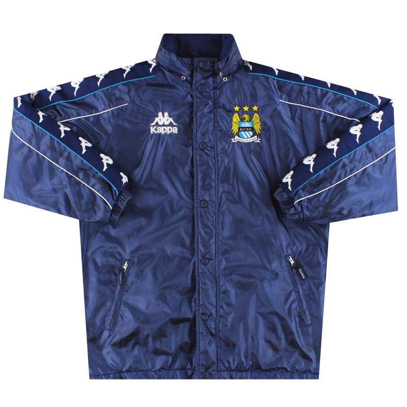 1997-99 Manchester City Kappa Bench Coat L | Vintage Football Shirts