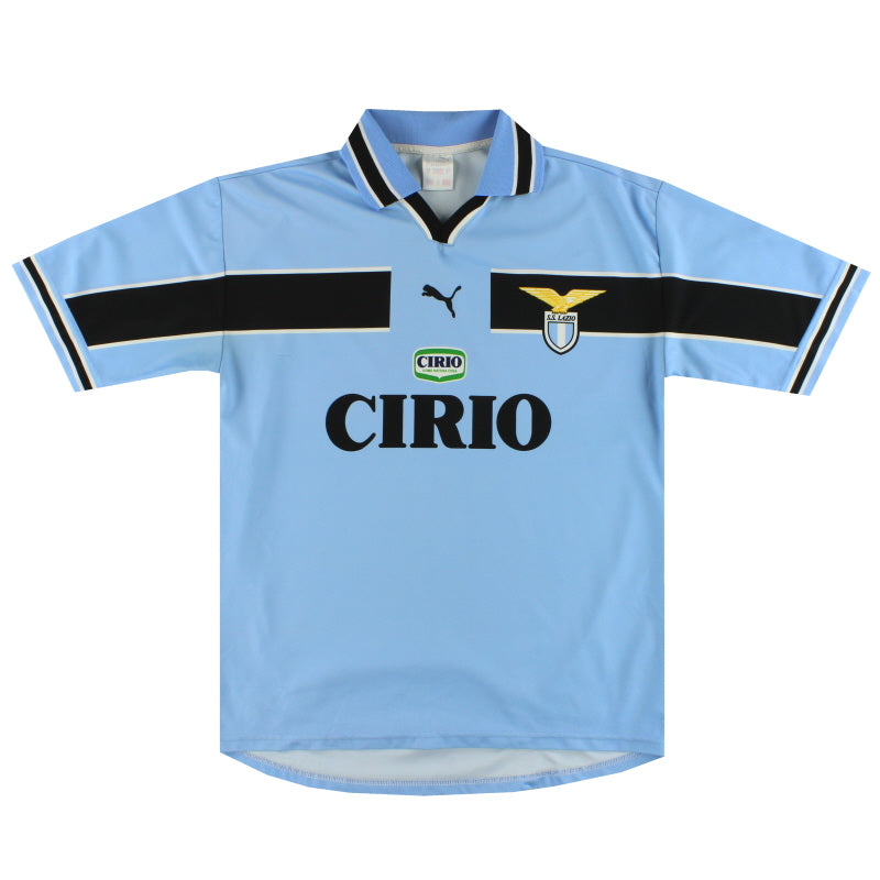 1998-00 Lazio Puma Basic Home Shirt L | Vintage Football Shirts