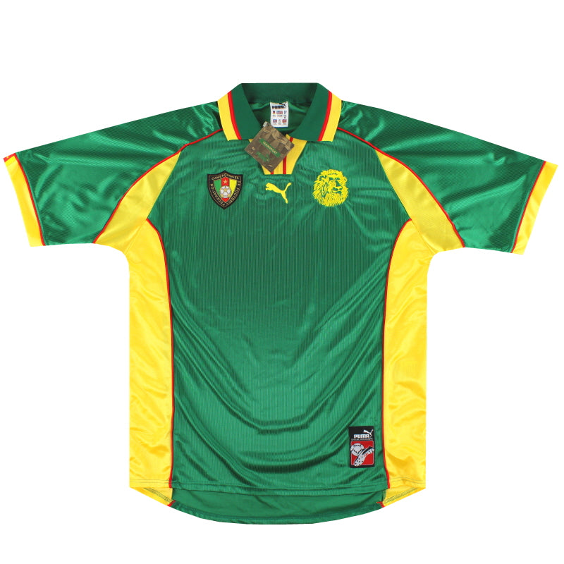 1998-99 Cameroon Puma Home Shirt *w/tags* XXL | Vintage Football Shirts