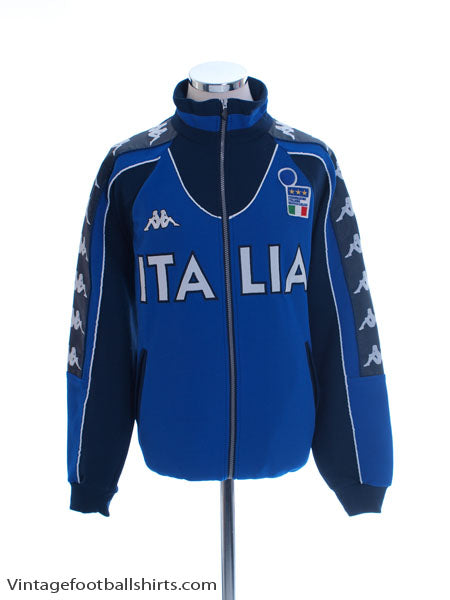 2000-01 Italy Kappa Track Jacket L | Vintage Football Shirts