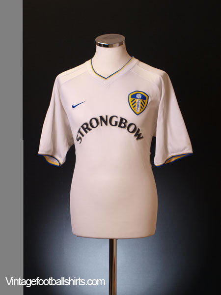 2000-02 Leeds Home Shirt M | Vintage Football Shirts