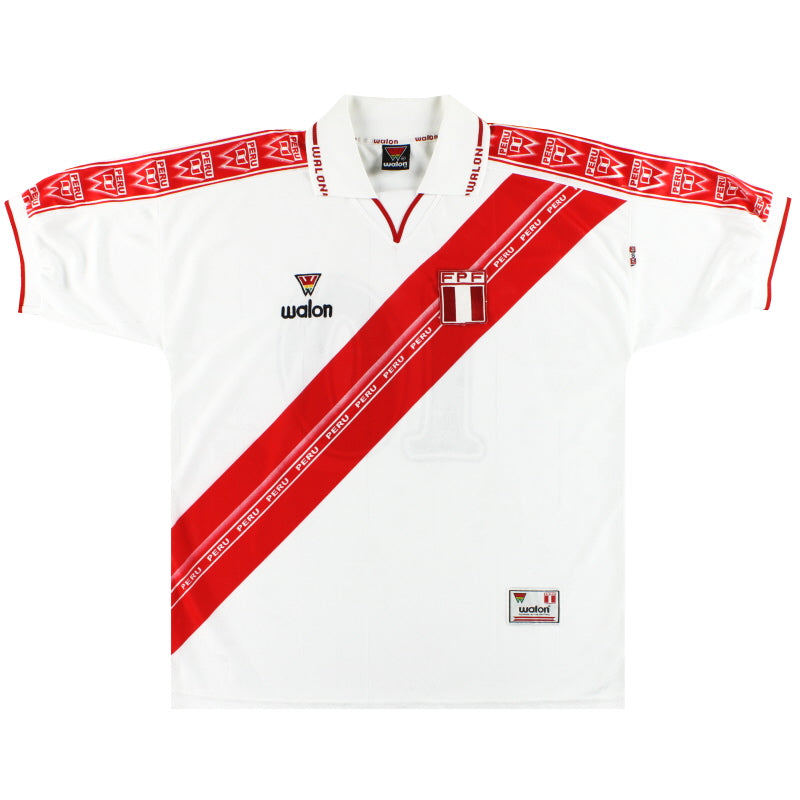 2000-02 Peru Walon Home Shirt S | Vintage Football Shirts