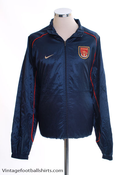 2001-02 Arsenal Track Jacket L | Vintage Football Shirts