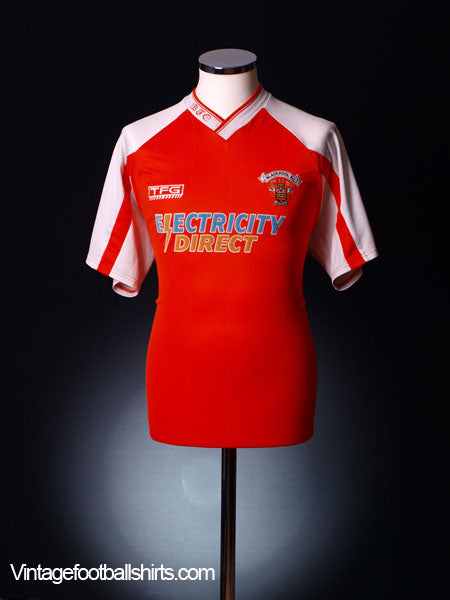2001-02 Blackpool Home Shirt M | Vintage Football Shirts
