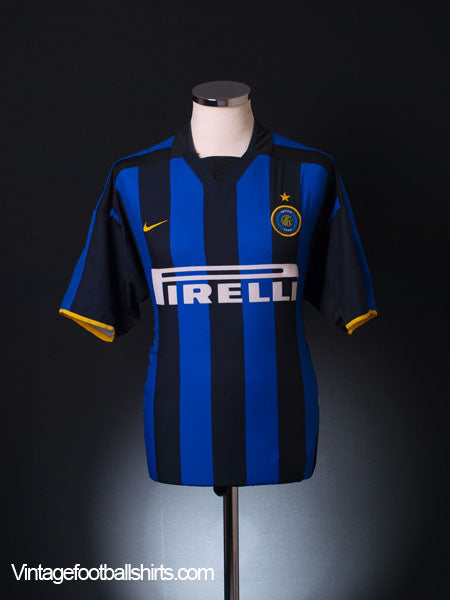 2002-03 Inter Milan Home Shirt M | Vintage Football Shirts