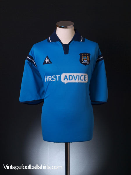 2002-03 Manchester City Home Shirt XL | Vintage Football Shirts