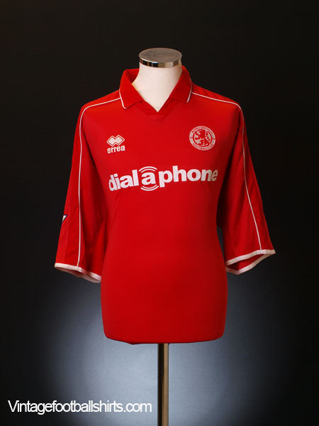 2002-03 Middlesbrough Home Shirt XL | Vintage Football Shirts