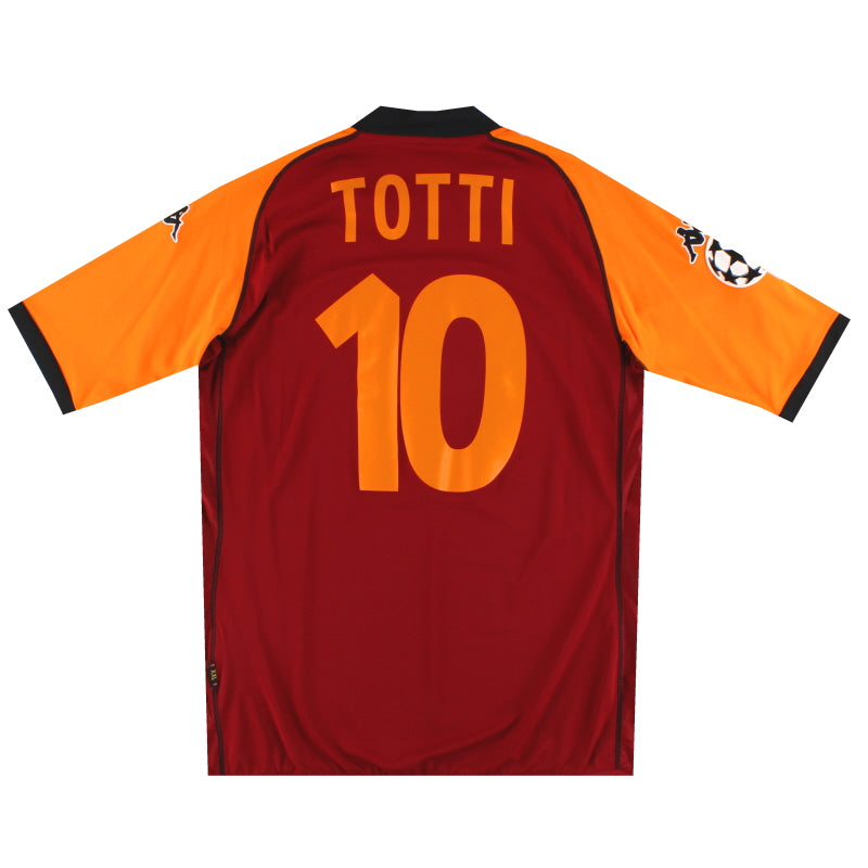 2002-03 Roma Kappa European Home Shirt Totti #10 *As New* XXL | Vintage ...