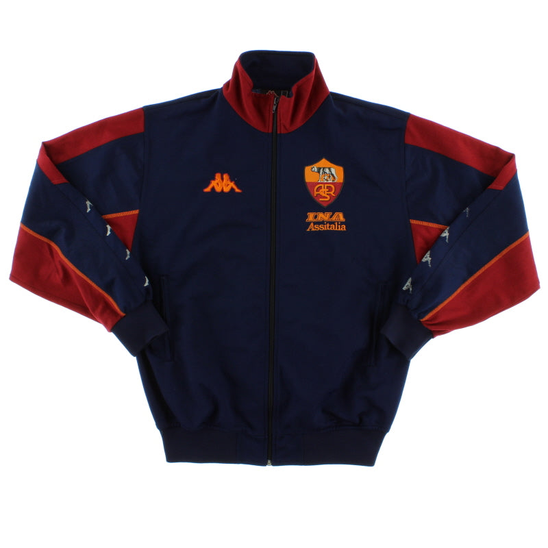 2002-03 Roma Kappa Track Jacket XL | Vintage Football Shirts
