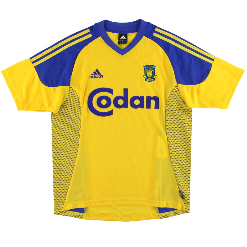 2002-04 FC Brondby adidas Home Shirt M | Vintage Football Shirts