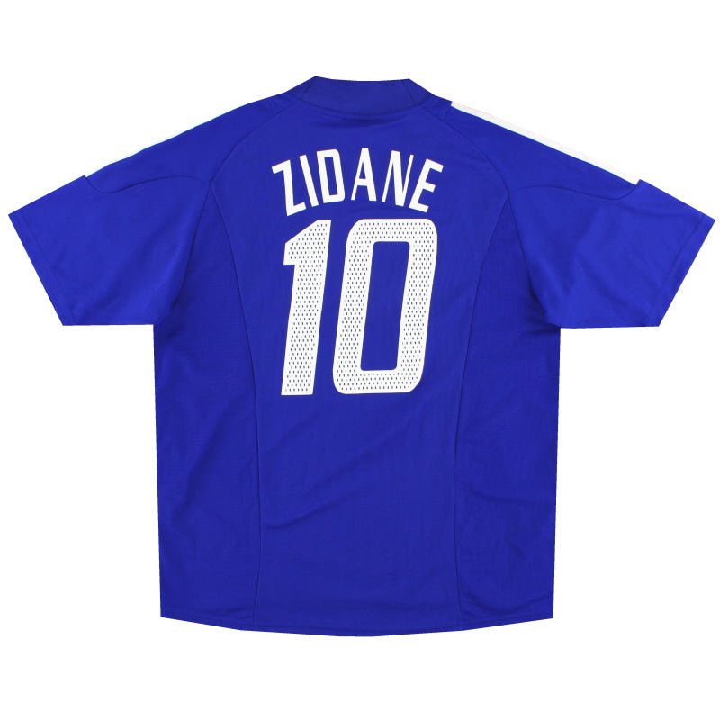 2002-04 France adidas Home Shirt Zidane #10 *Mint* L 298742 | Vintage ...