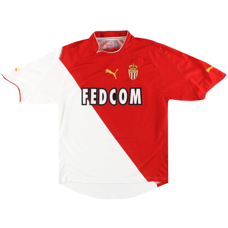 2003-04 Monaco Puma Home Shirt M 730525 | Vintage Football Shirts