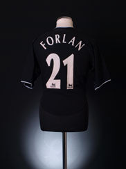 2003-05 Manchester United Away Shirt Forlan #21 M | Vintage Football Shirts