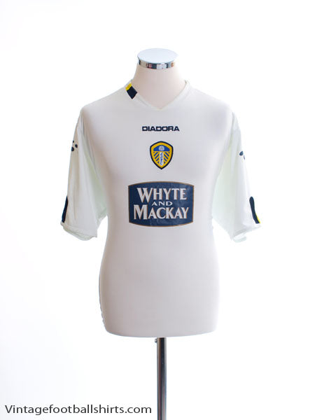 2004-05 Leeds Home Shirt L | Vintage Football Shirts