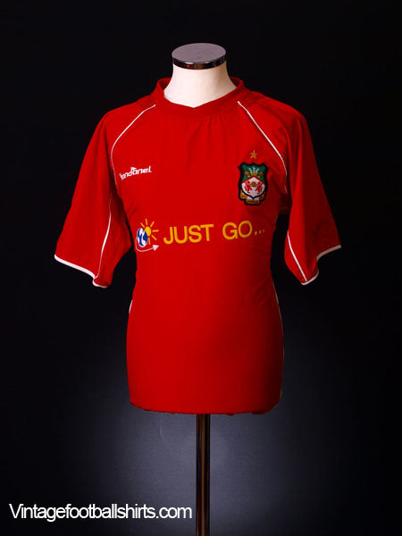 2004-05 Wrexham Home Shirt M | Vintage Football Shirts